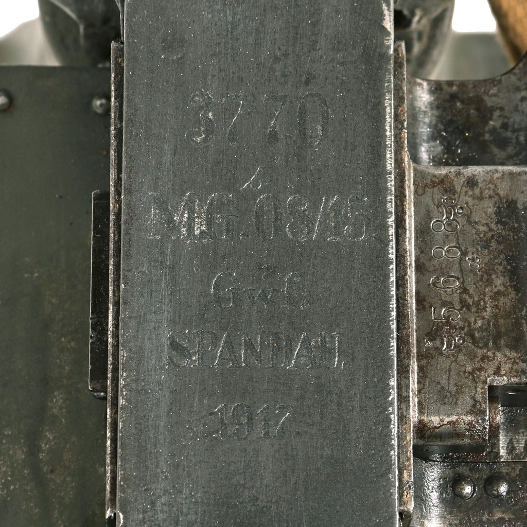 Original German WWI Maxim MG 08/15 Battlefield Pickup Display Machine ...