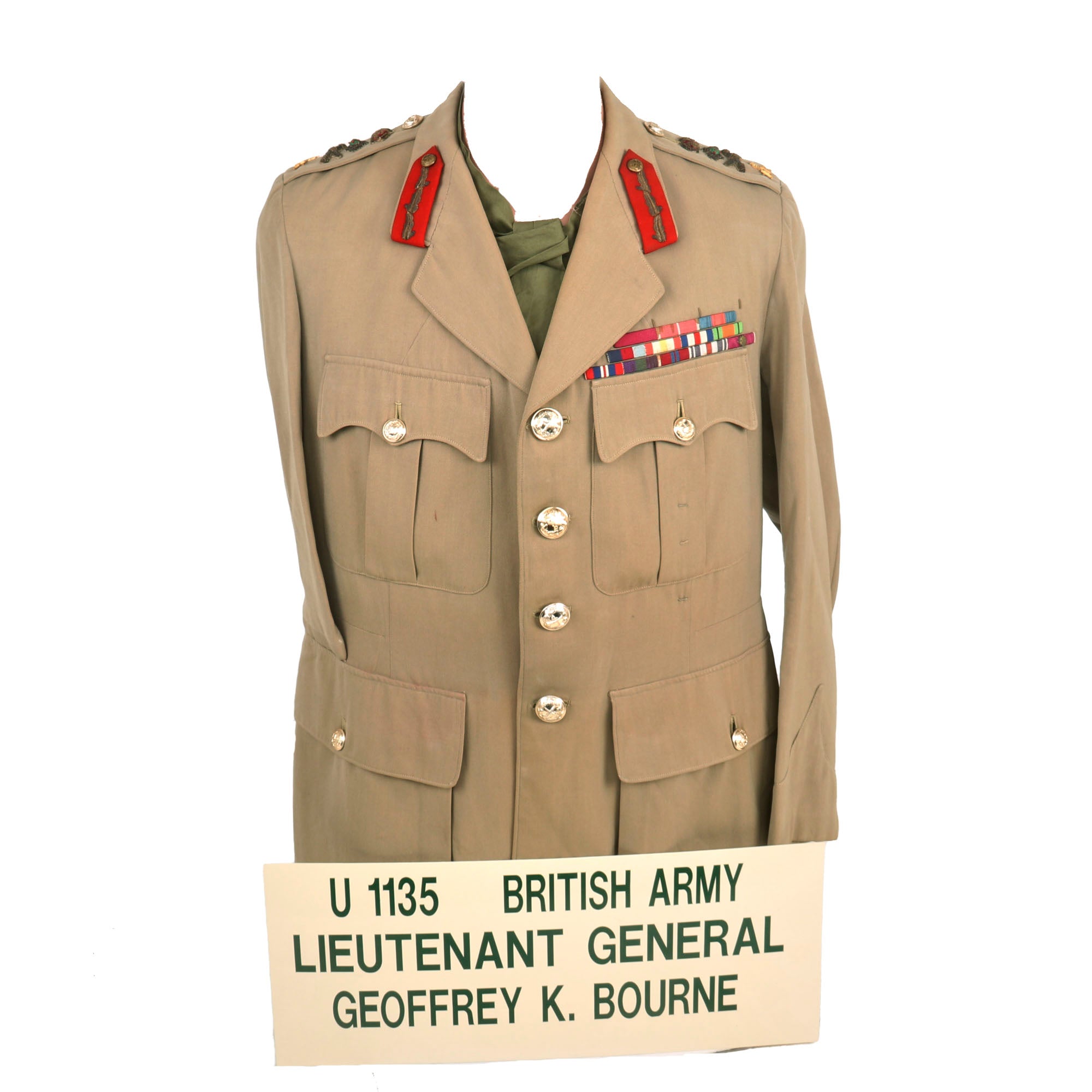 Original British WWII General Geoffrey K. Bourne 21st Anti-Tank Regime ...
