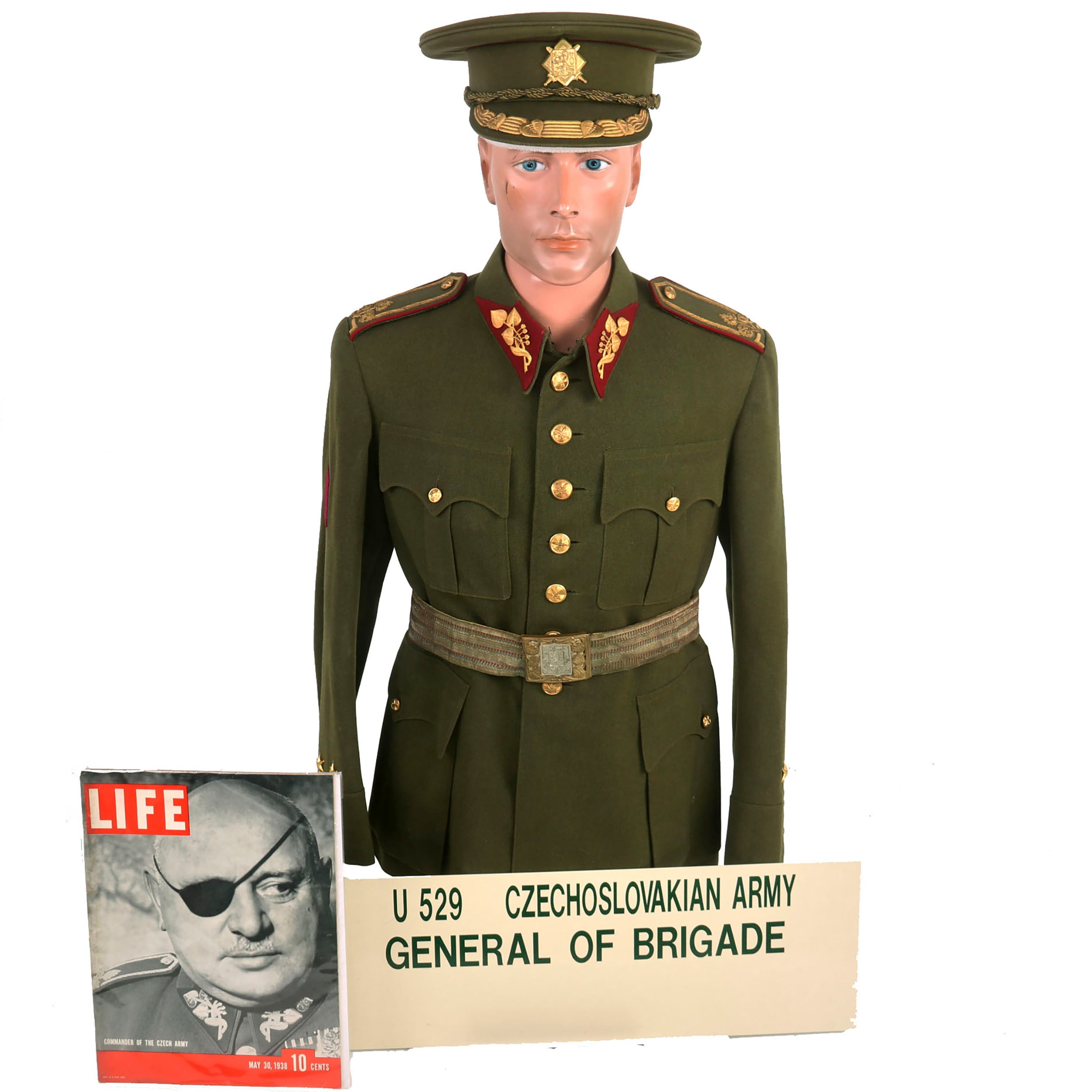 Original Czech WWII Army General Uniform Attributed to Jan Syrový - Pr – International Military ...