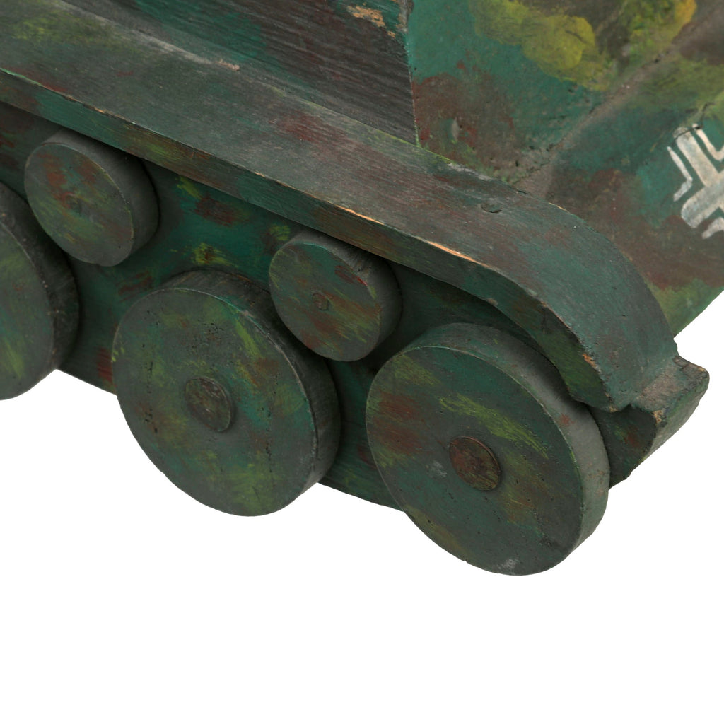 Original German WWII “POW Made” PzKpfw V Panther Tank Wood Model Toy ...