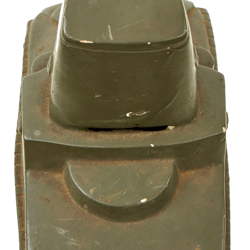 Original U.S. WWII Plaster TANK BANK by the Novelty Manufacturing Comp ...