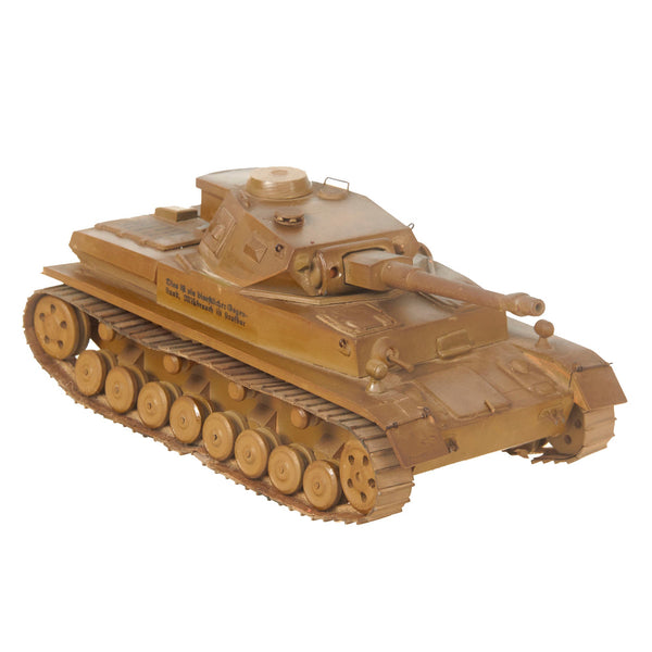 Original German WWII Panzer IV Identification Tank Model with Retained ...