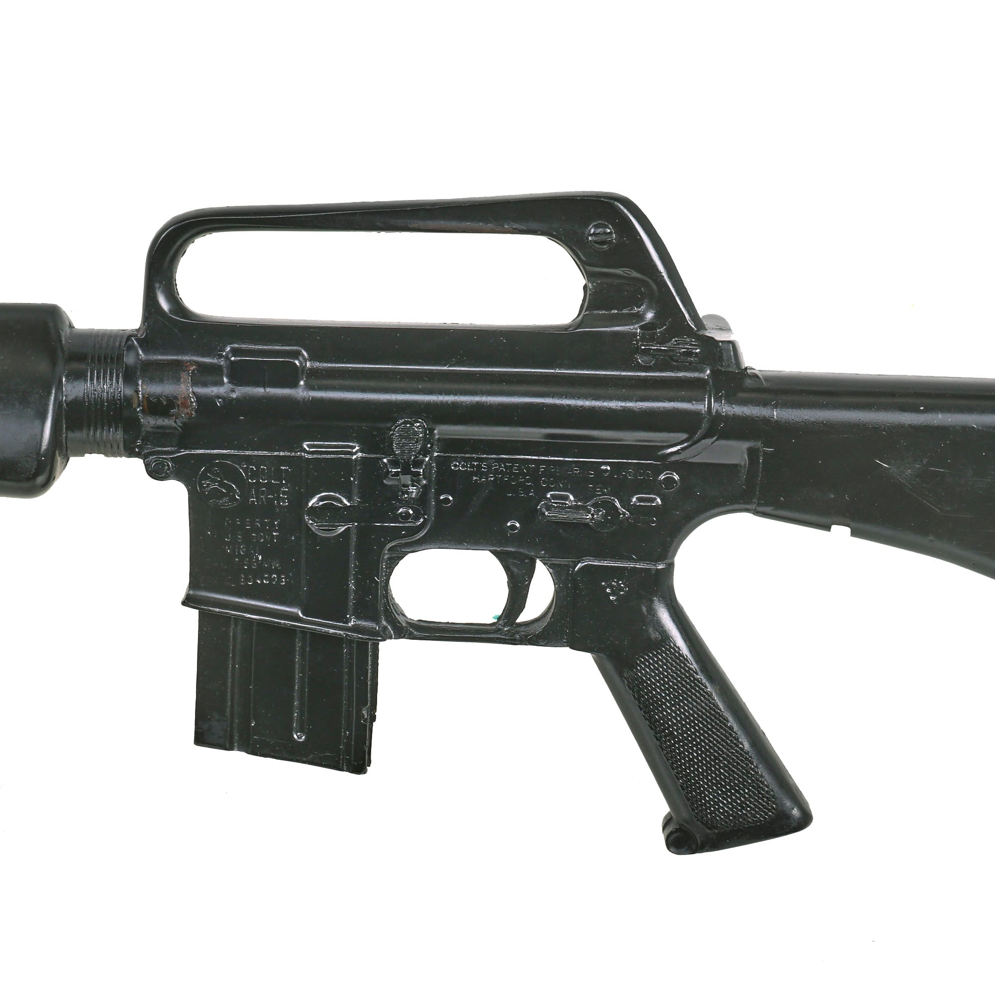 Original U.S. Colt M16A1 AR-15 Rubber Duck Molded Training Rifle marke ...