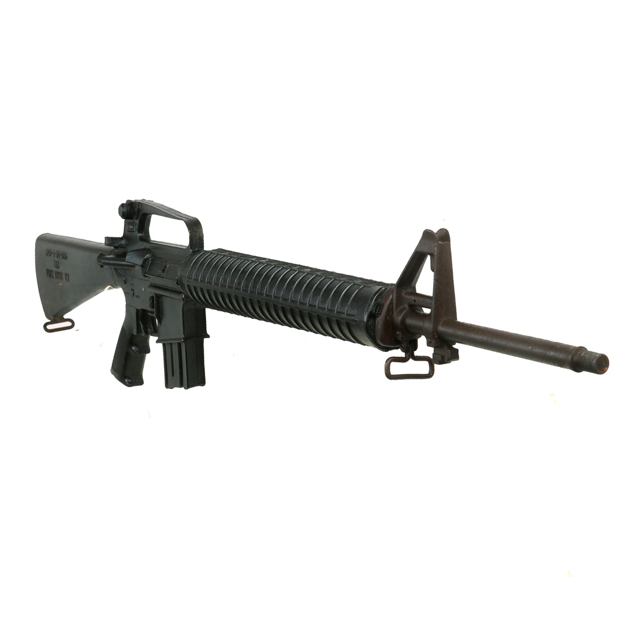 Original U.S. Colt M16A2 (AR-15) Rubber Duck Molded Training Rifle mar ...