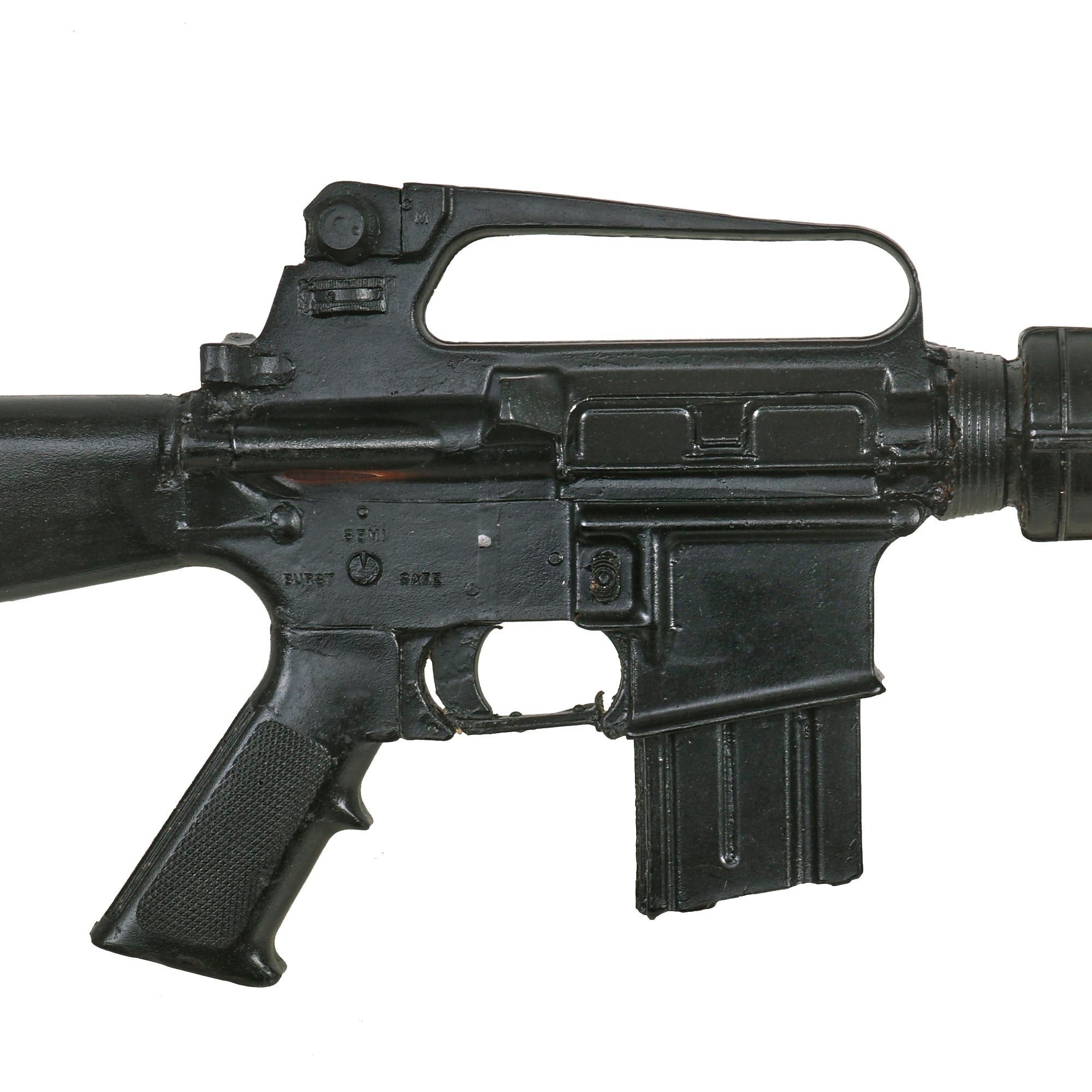 Original U.S. Colt M16A2 (AR-15) Rubber Duck Molded Training Rifle mar ...