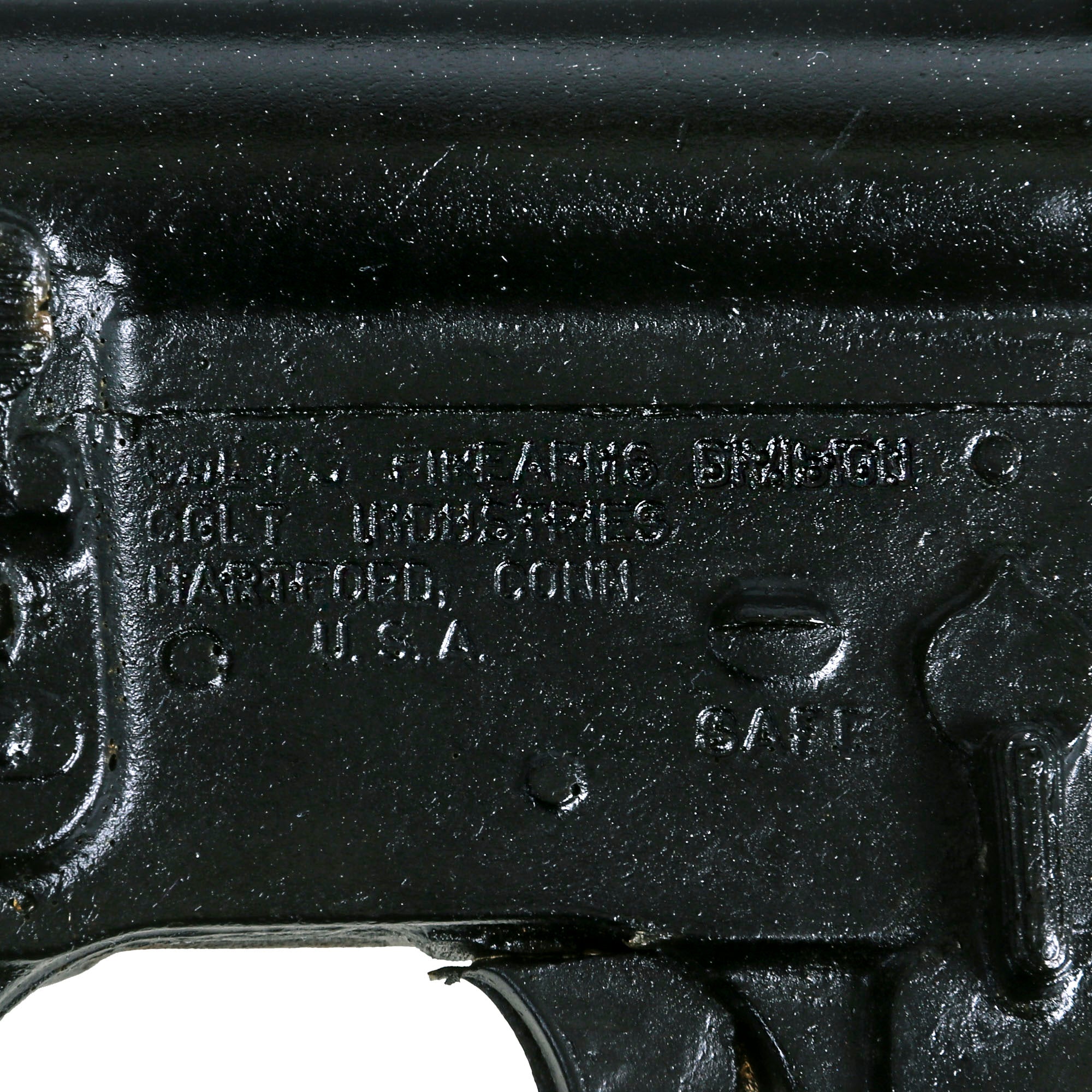 Original U.S. Colt M16A2 (AR-15) Rubber Duck Molded Training Rifle mar ...