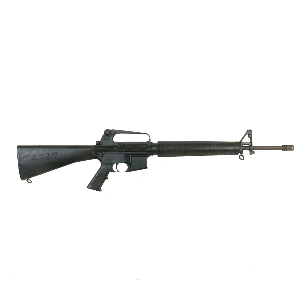 Original U.S. Colt M16A2 (AR-15) Rubber Duck Molded Training Rifle mar ...