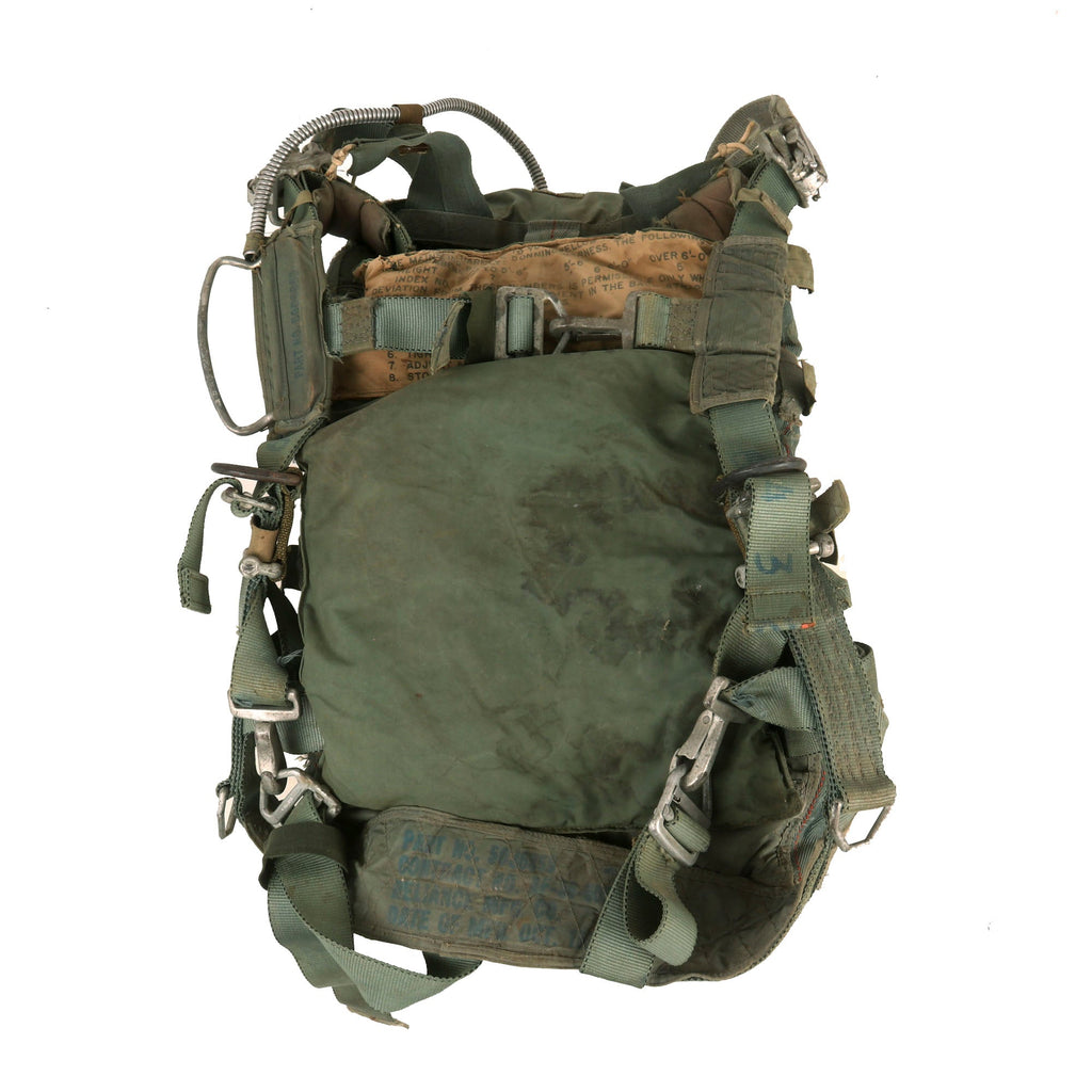 Original U.S. Vietnam War NB-8 Personnel Parachute Assembly With Canop ...