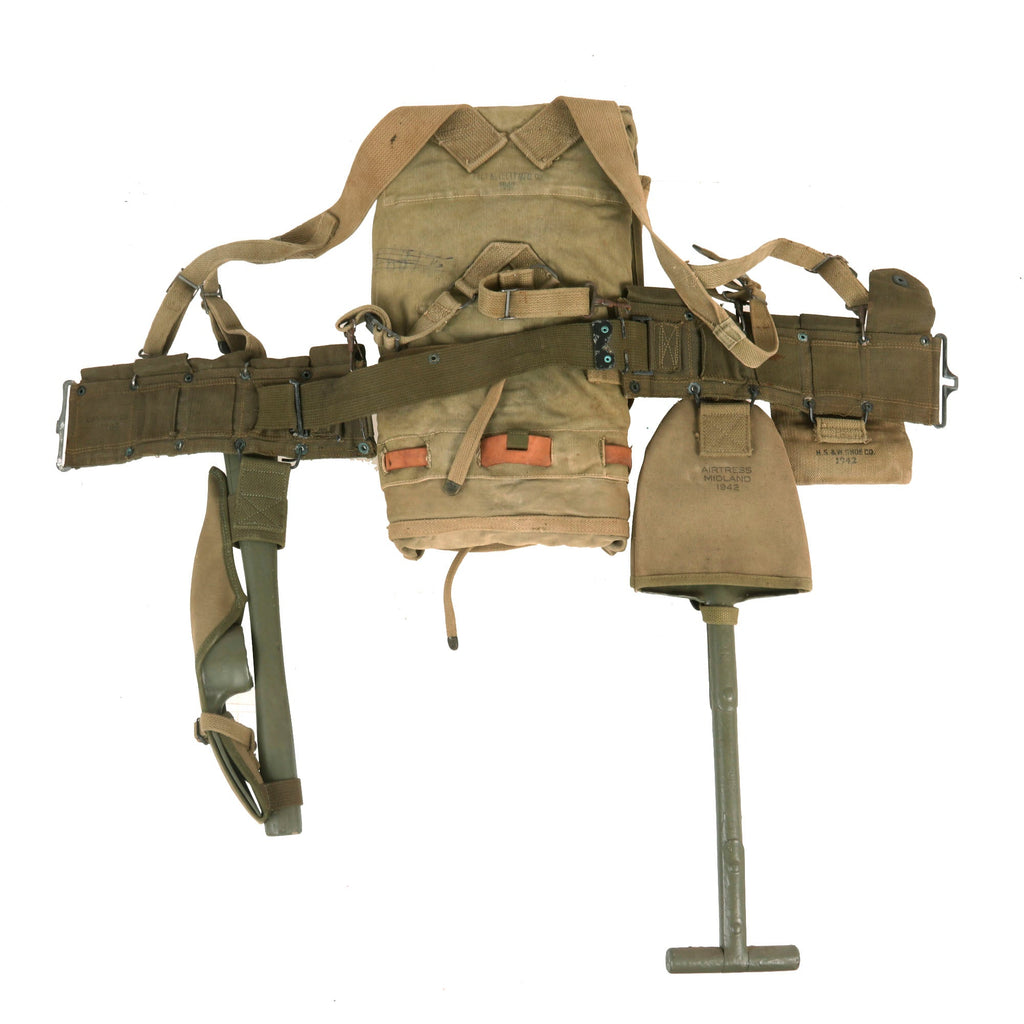 Original U.S. WWII M1928 Field Pack Haversack Grouping With M1942 Ammu ...