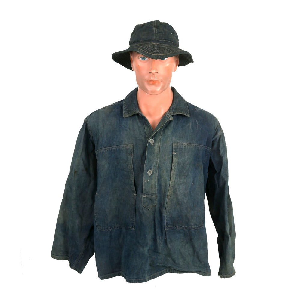 Original U.S. Pre War to Early WWII US Army Denim Fatique Uniform Set ...
