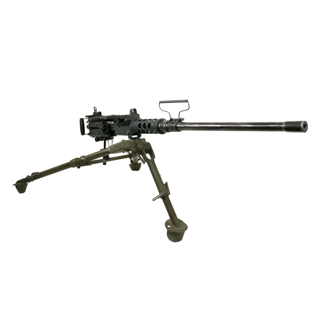 Original U.S. WWII M2HB Browning .50 Caliber “Ma Deuce” Display Machin ...