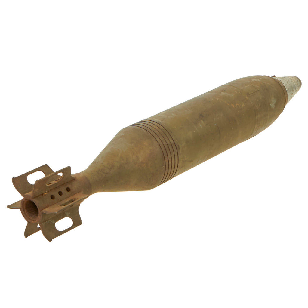 Original U.S. WWII Inert 81mm M56 HE Mortar Shell Round - Dated 1945 ...