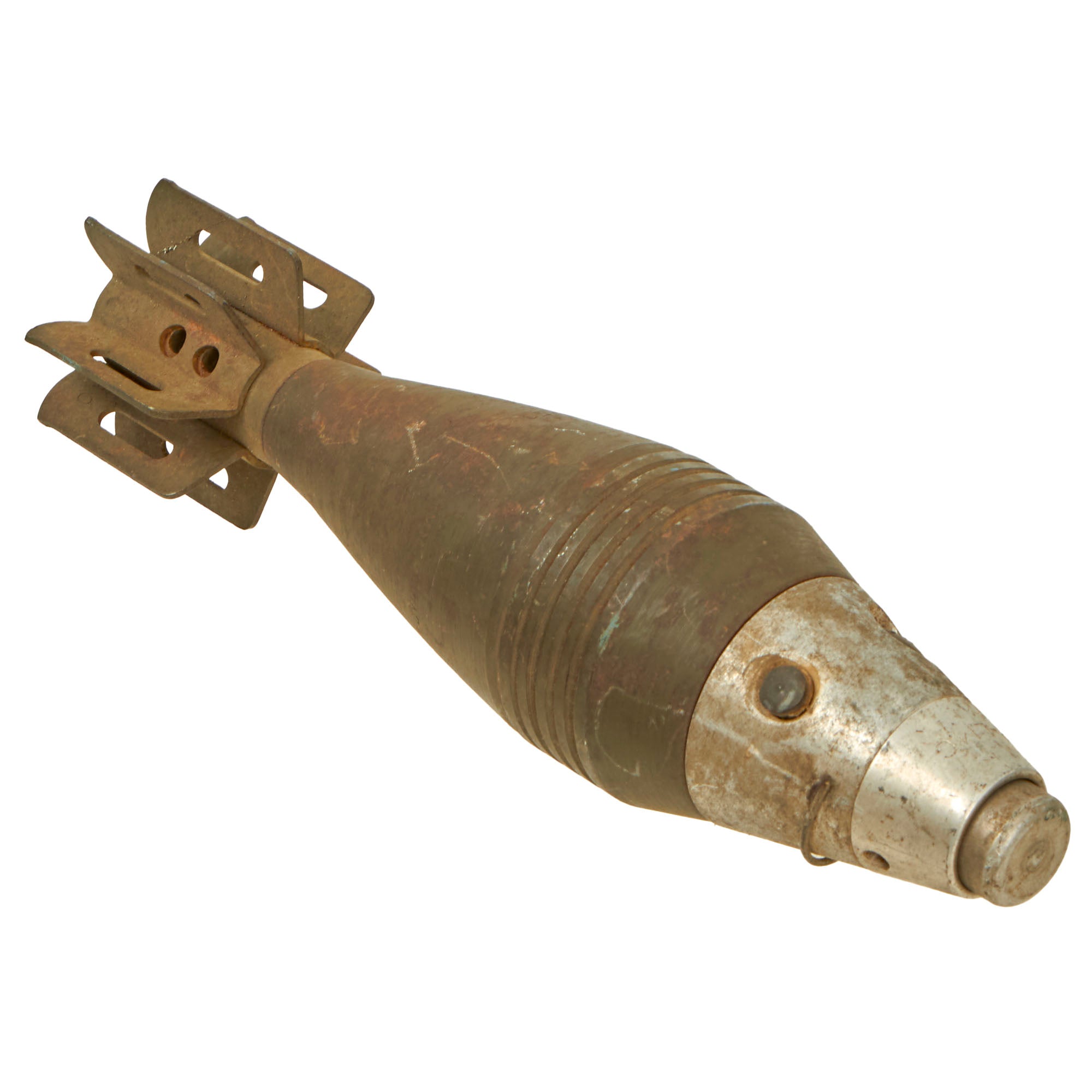 Original U.S. WWII 1945 Dated M49A2 60mm Deactivated Mortar Practice R ...