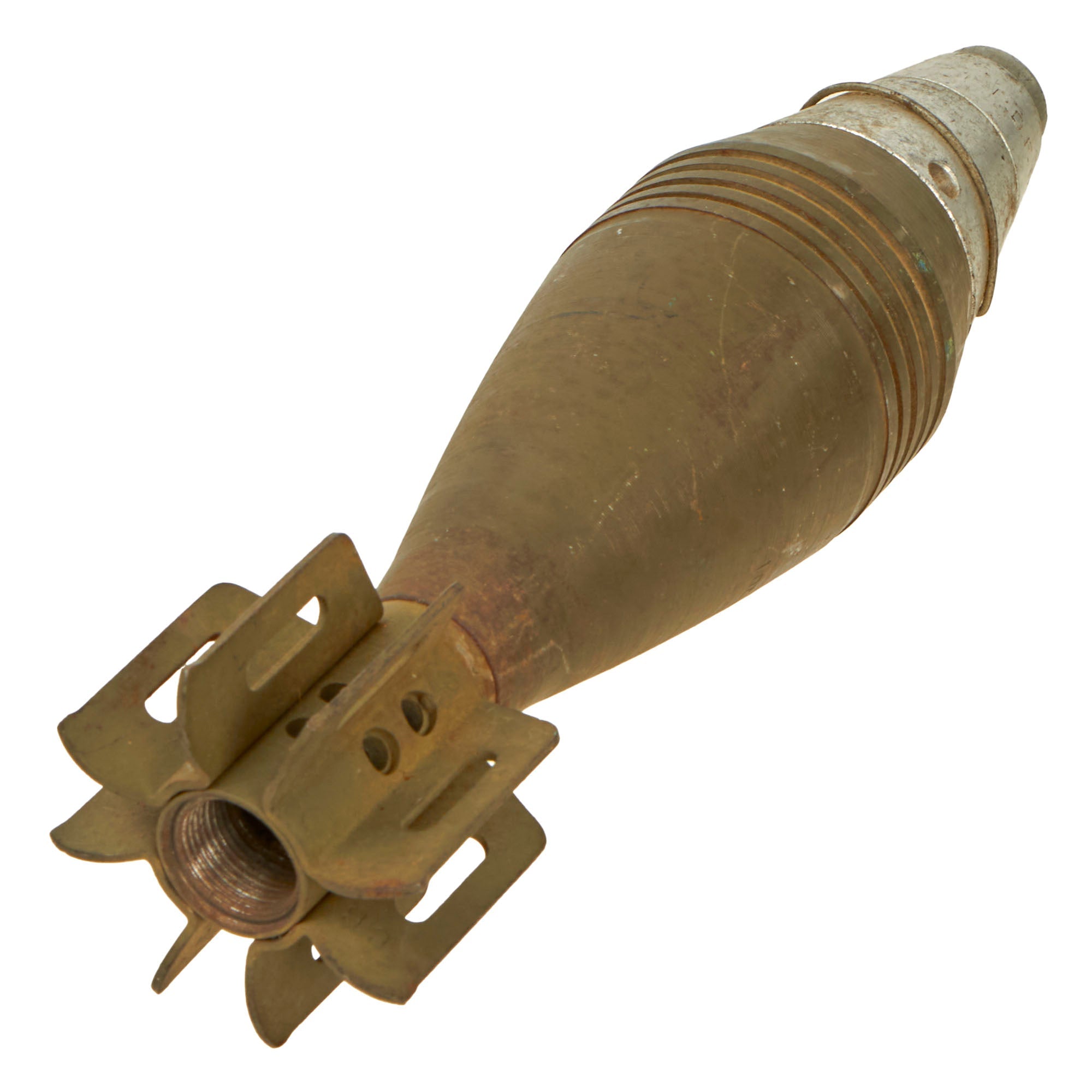 Original U.S. WWII 1945 Dated M49A2 60mm Deactivated Mortar Practice R ...