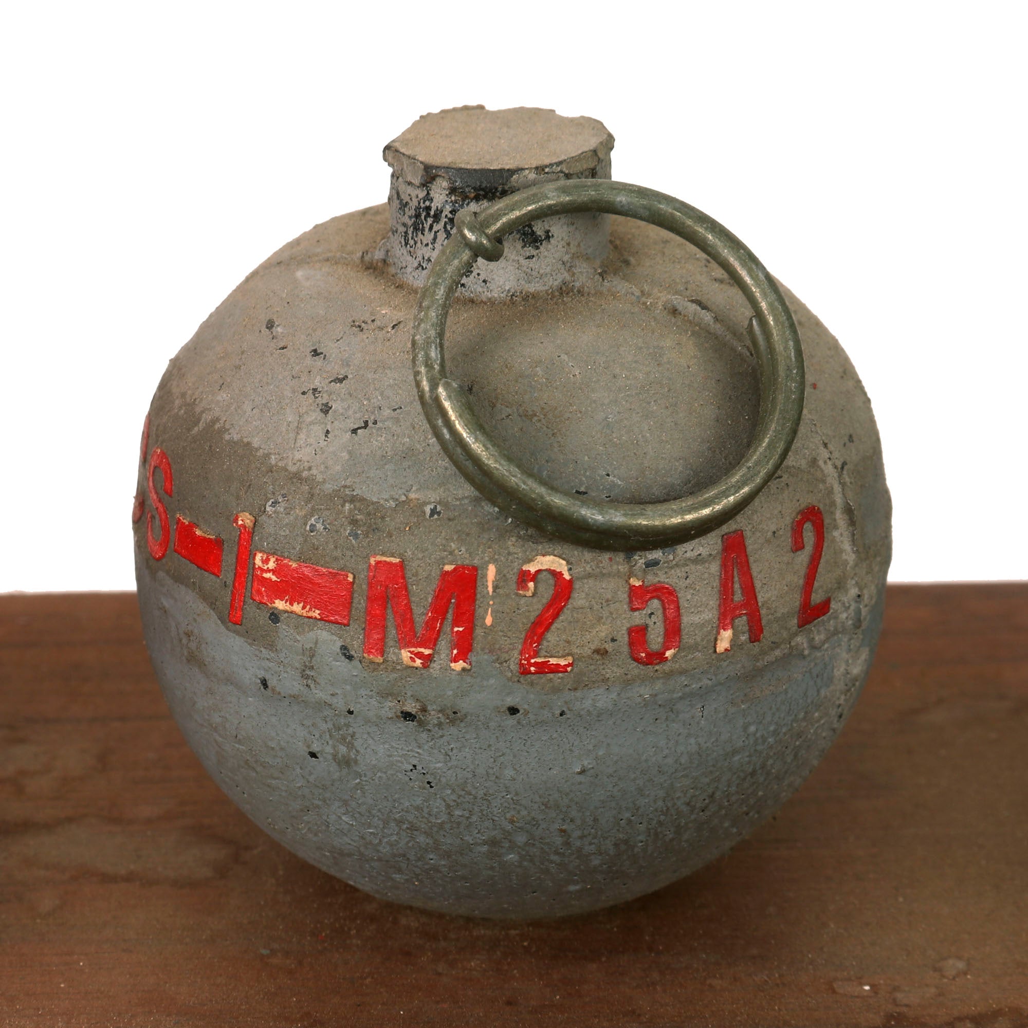 Original U.S. Vietnam War Era Inert Resin Replica Grenade Training Aid ...