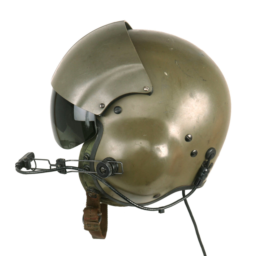 Original U.S. Vietnam War Type Helicopter Pilot Gentex SPH-4 Helmet Da ...