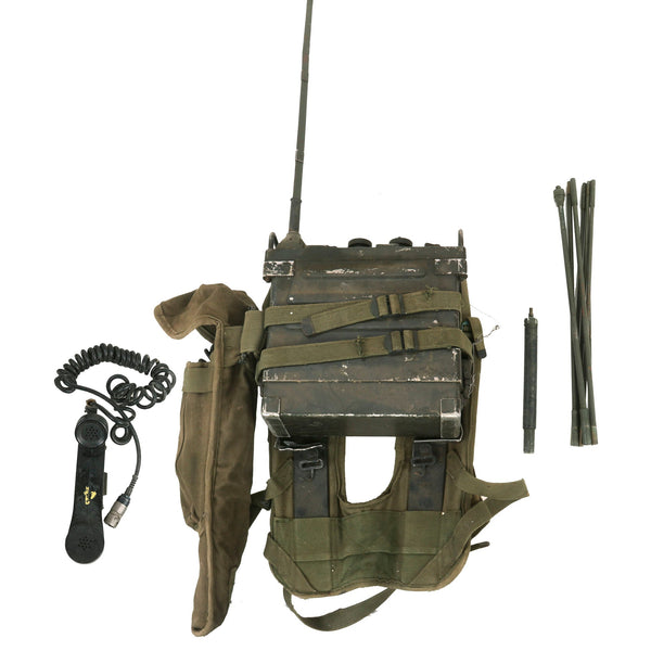 Original U.S. Korean / Vietnam War AN/PRC-77 Radio Man Pack Set with S ...