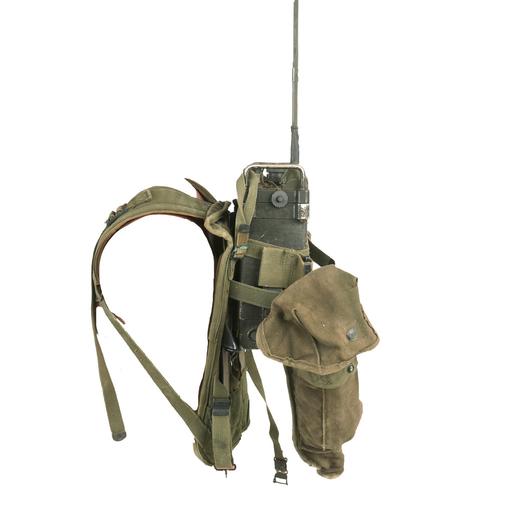 Original U.S. Korean / Vietnam War AN/PRC-77 Radio Man Pack Set with S ...