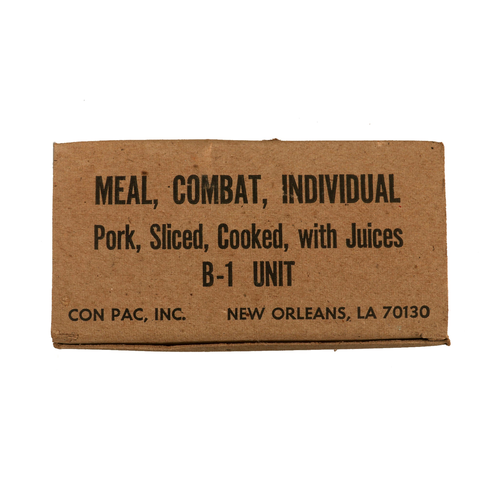 Original U.S. Post Vietnam War Type C Field Ration “C-Rat” by Dri Mix ...