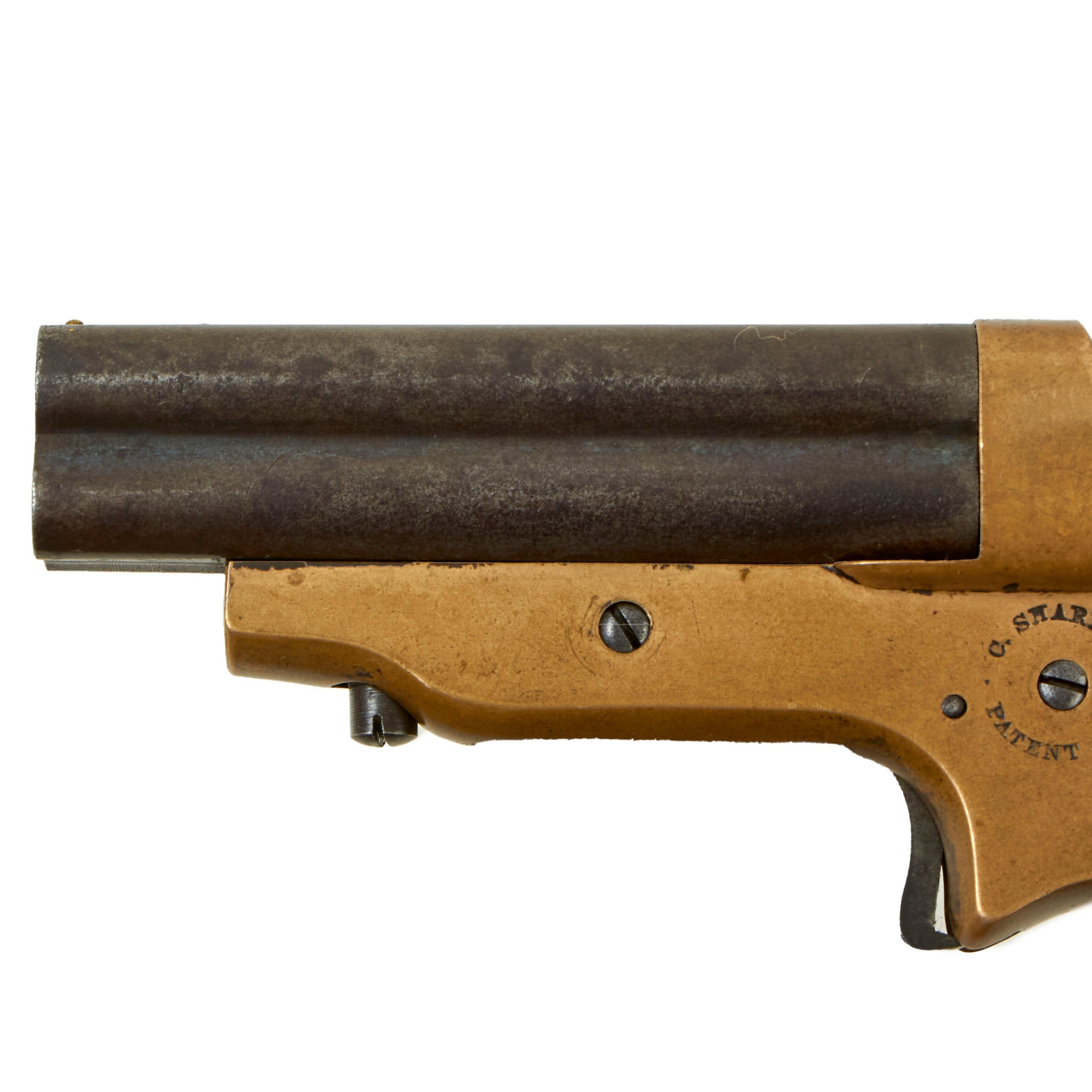 Original 19th Century U.S. Sharps Model 2C .30 Rimfire 4 Barrel Brass ...