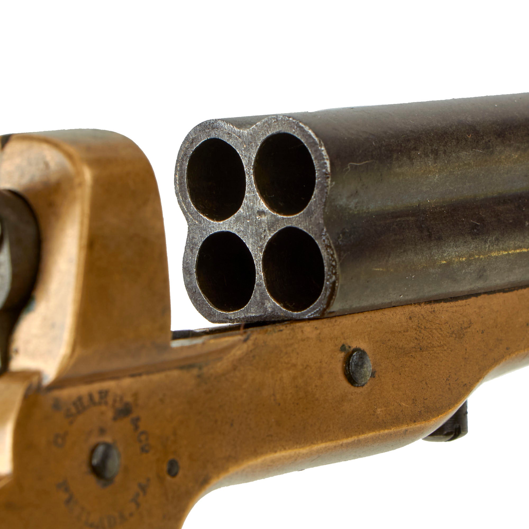 Original 19th Century U.S. Sharps Model 2C .30 Rimfire 4 Barrel Brass ...