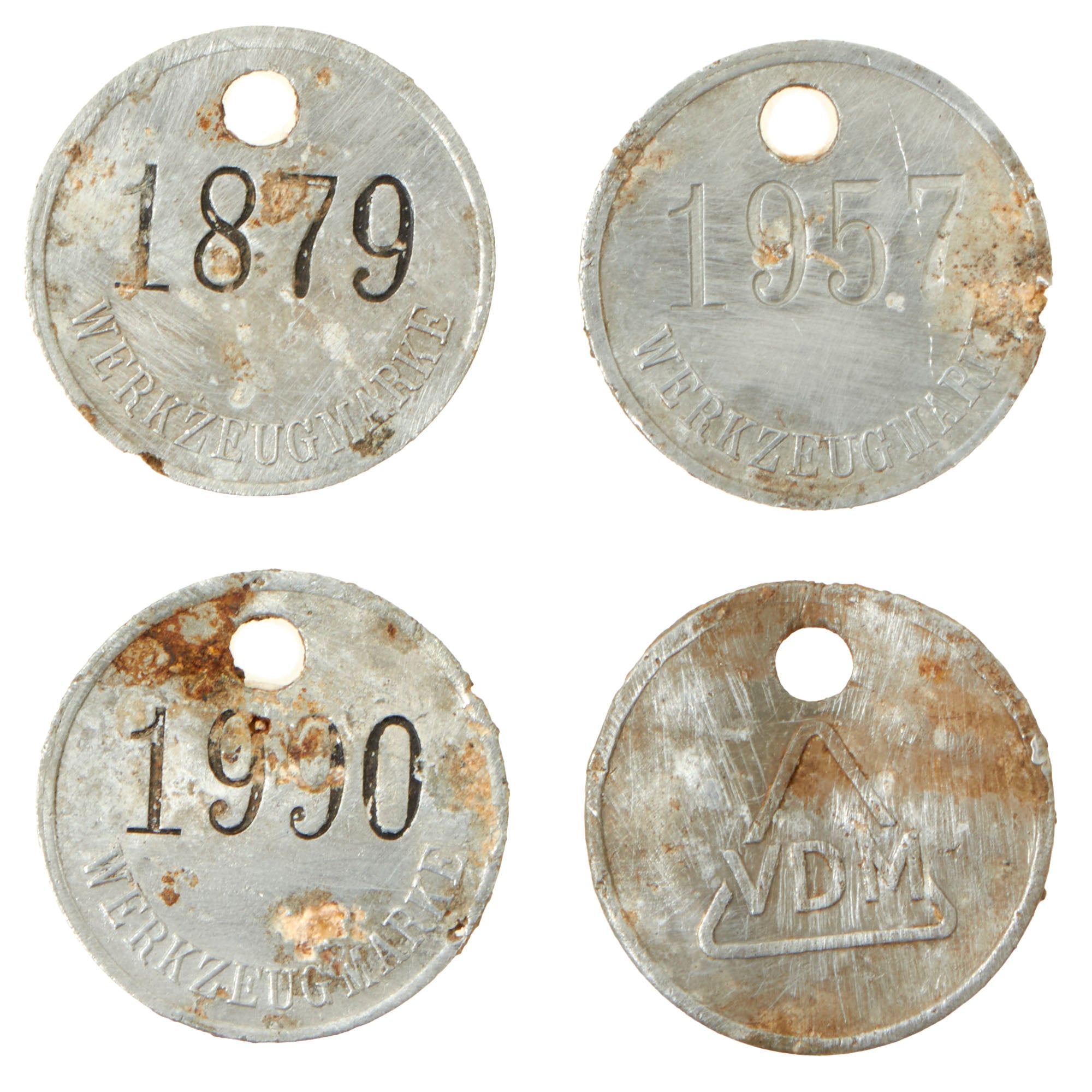 Original German WWII Collection of V1 Rocket Manufacture Tool Tags Fou ...
