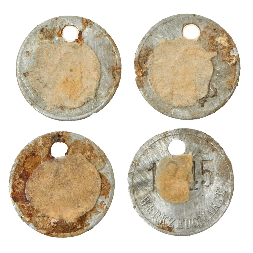 Original German WWII Collection of V1 Rocket Manufacture Tool Tags Fou ...