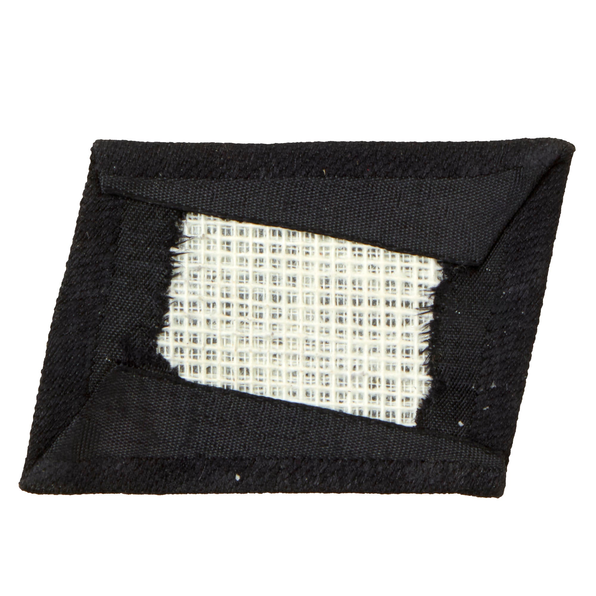 Original German WWII Unissued SS EM/NCO BeVo Embroidered Double Sig Ru ...