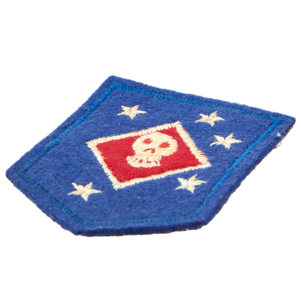 Original U.S. WWII Embroidered USMC Raider Patch by Jacob Rhoner of Sy ...
