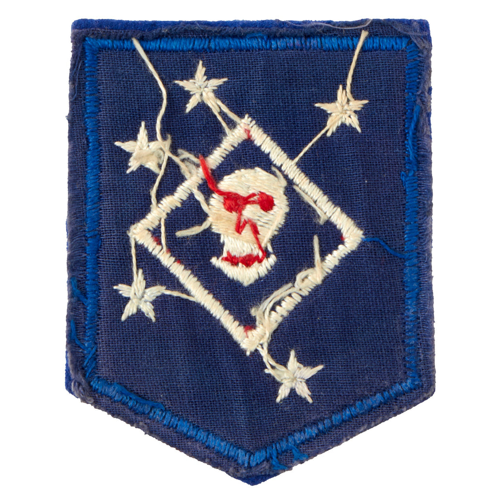 Original U.S. WWII Embroidered USMC Raider Patch by Jacob Rhoner of Sy ...