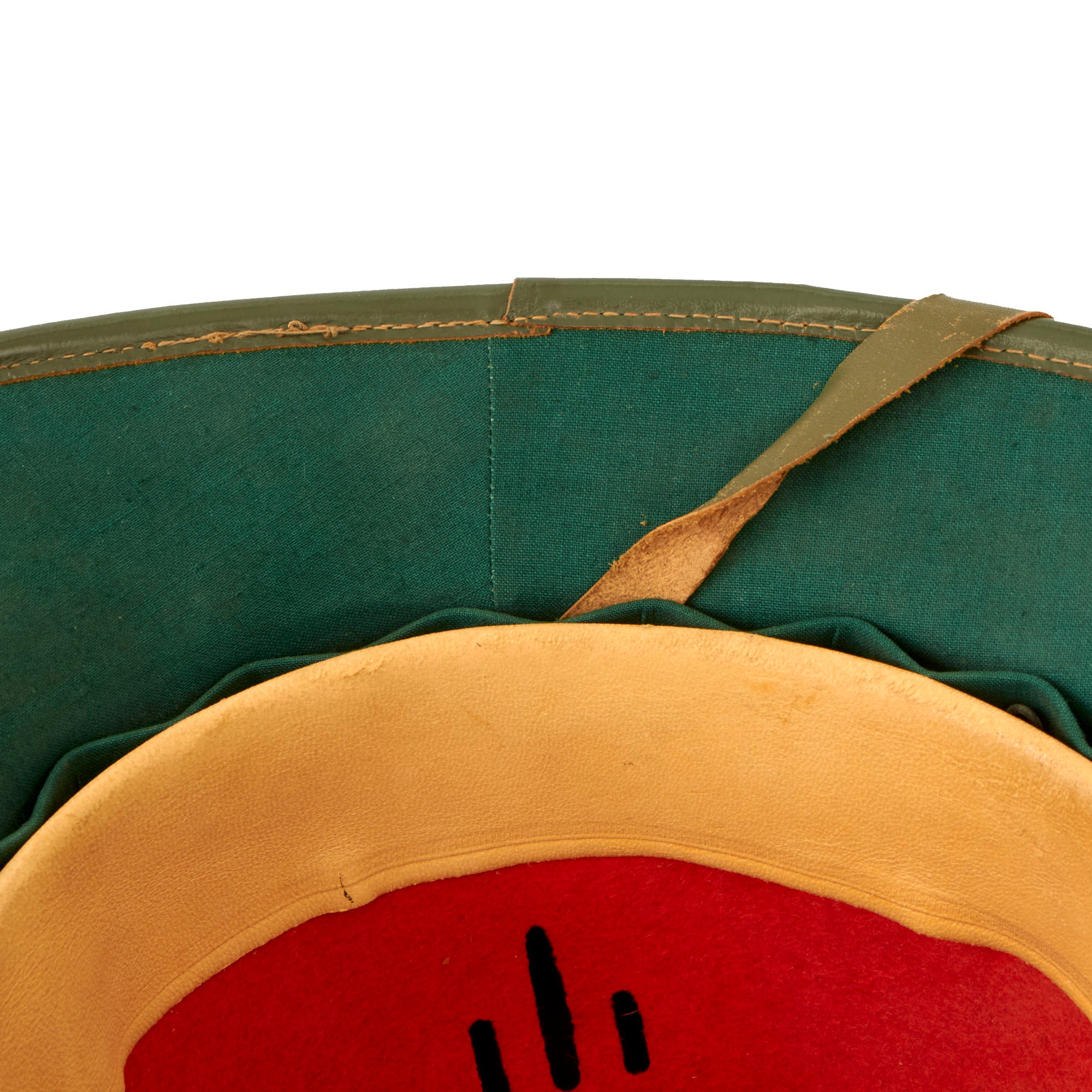 Original German WWII 1942 dated 2nd Model Afrikakorps DAK Sun Helmet b ...