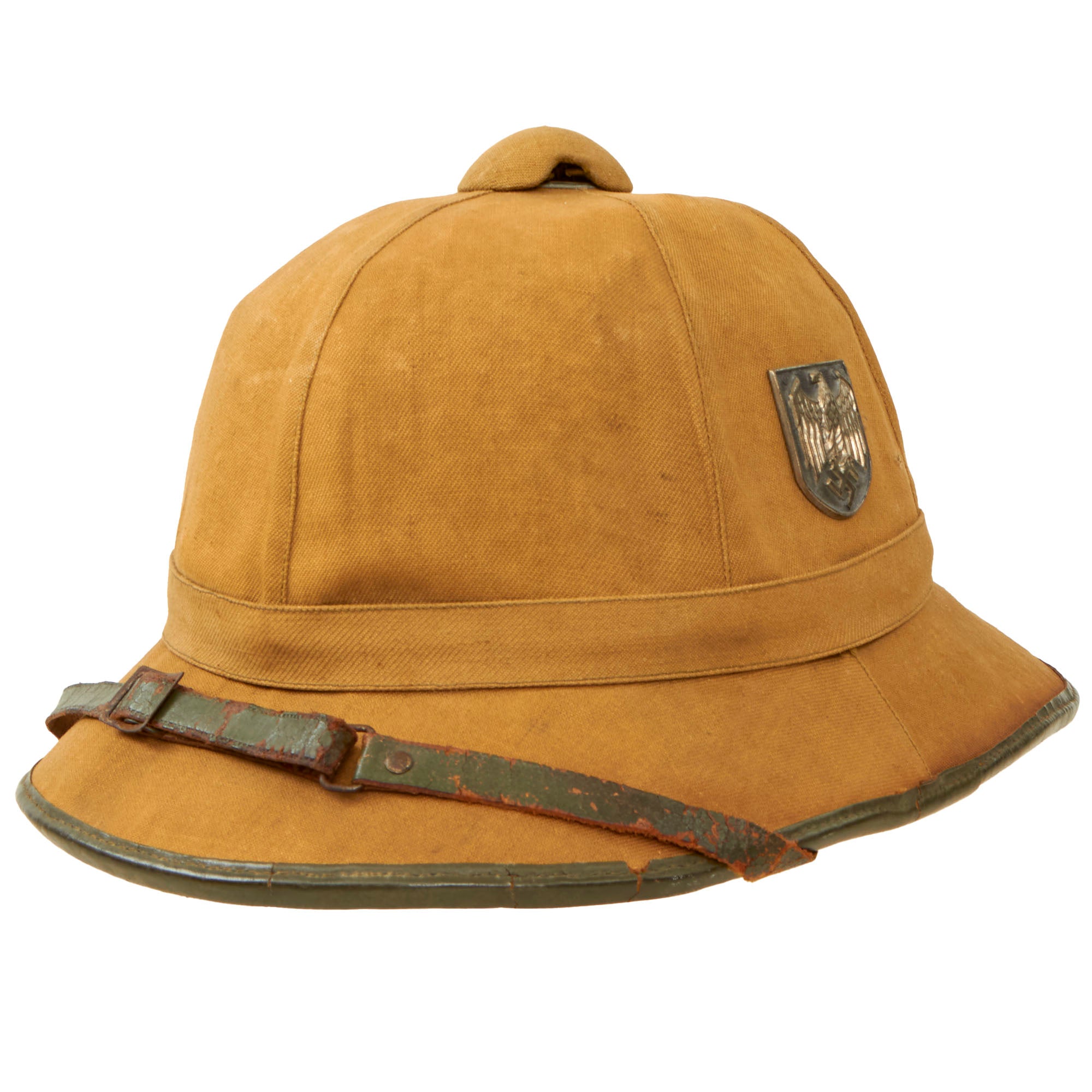 Original German WWII 1942 Dated First Model DAK Afrikakorps Sun Helmet ...