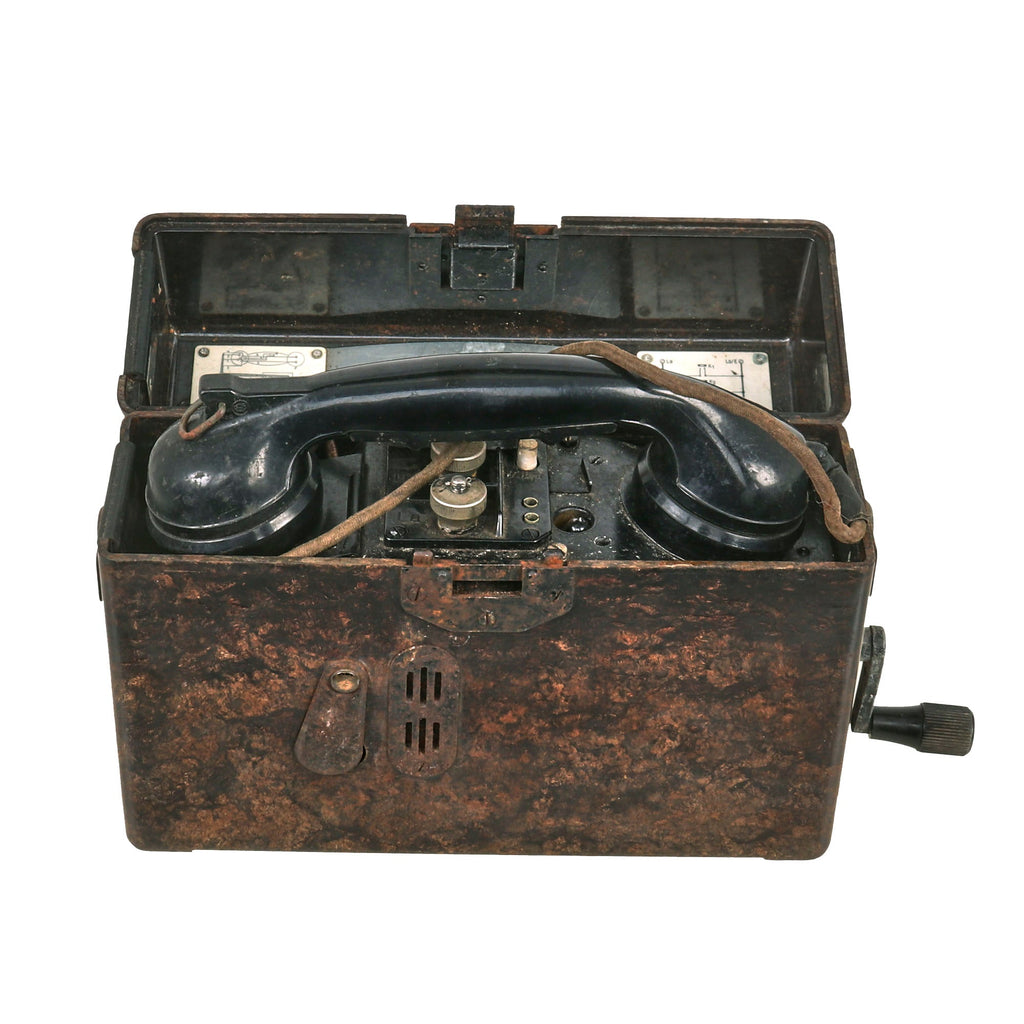 Original German WWII Wehrmacht Model FF33 Field Telephone by Siemens ...