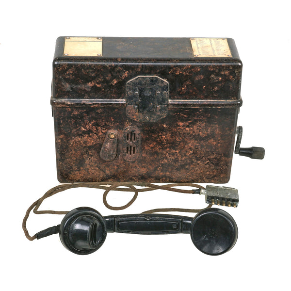 Original German WWII Wehrmacht Model FF33 Field Telephone by Siemens ...