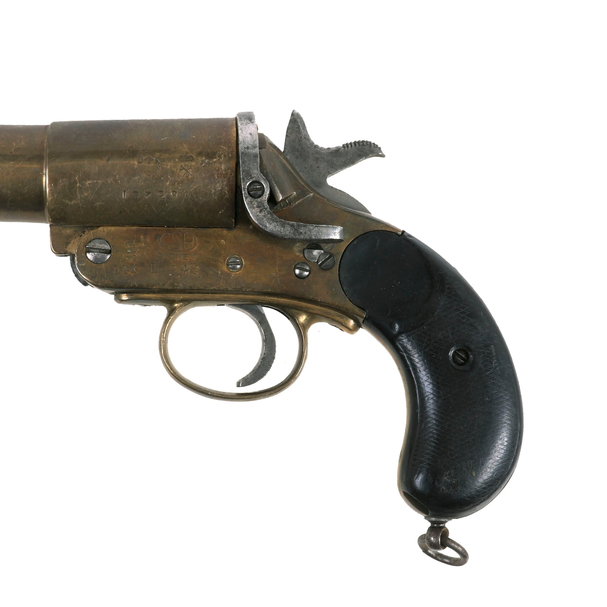 Original WWII Australian ANZAC 1942 dated MkIII* C.S.R. Brass Flare Si ...