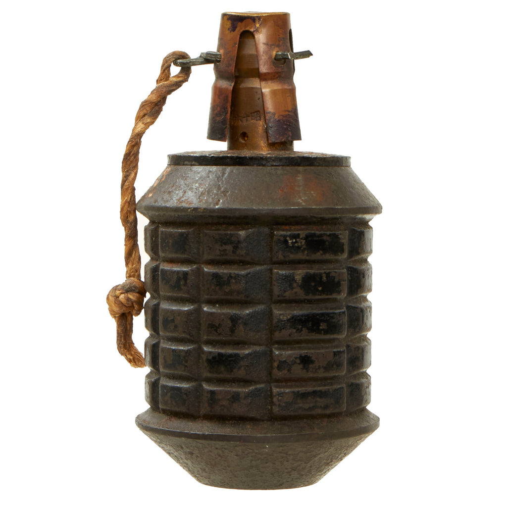 Original Japanese WWII 1941 Dated Type 97 Inert Fragmentation Hand Gre ...