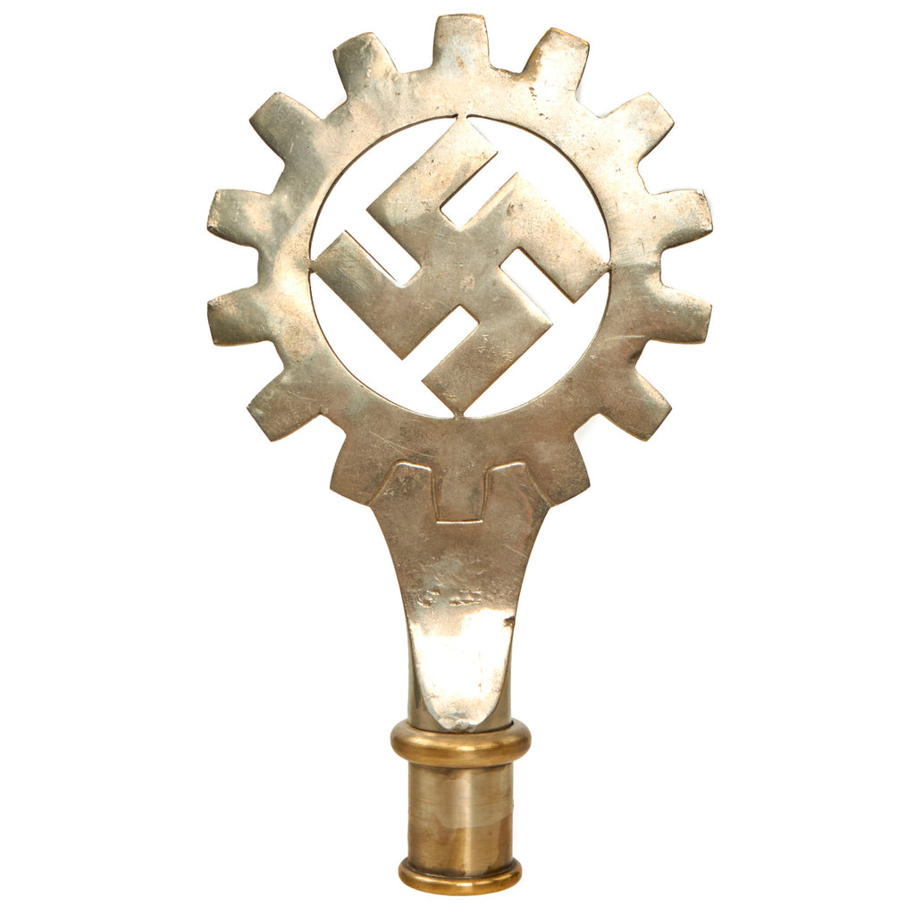 Original German WWII DAF Labor Front Flag Pole Finial by F. W. Assmann ...