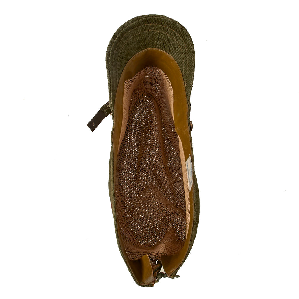 Original Japanese WWII Civilian “Papercloth” Forage Cap with Chinstrap ...