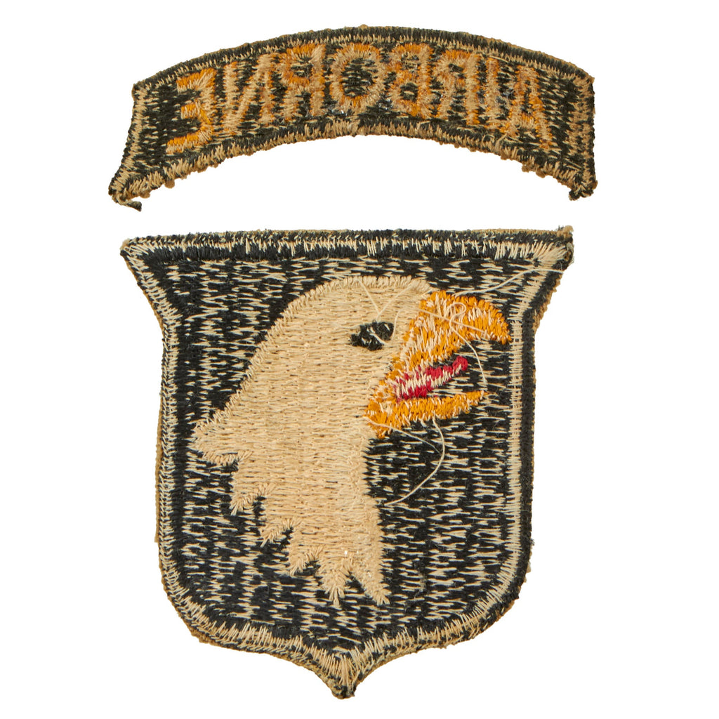 Original U.S. WWII 101st Airborne Division Type 4 Patch with Rocker At ...