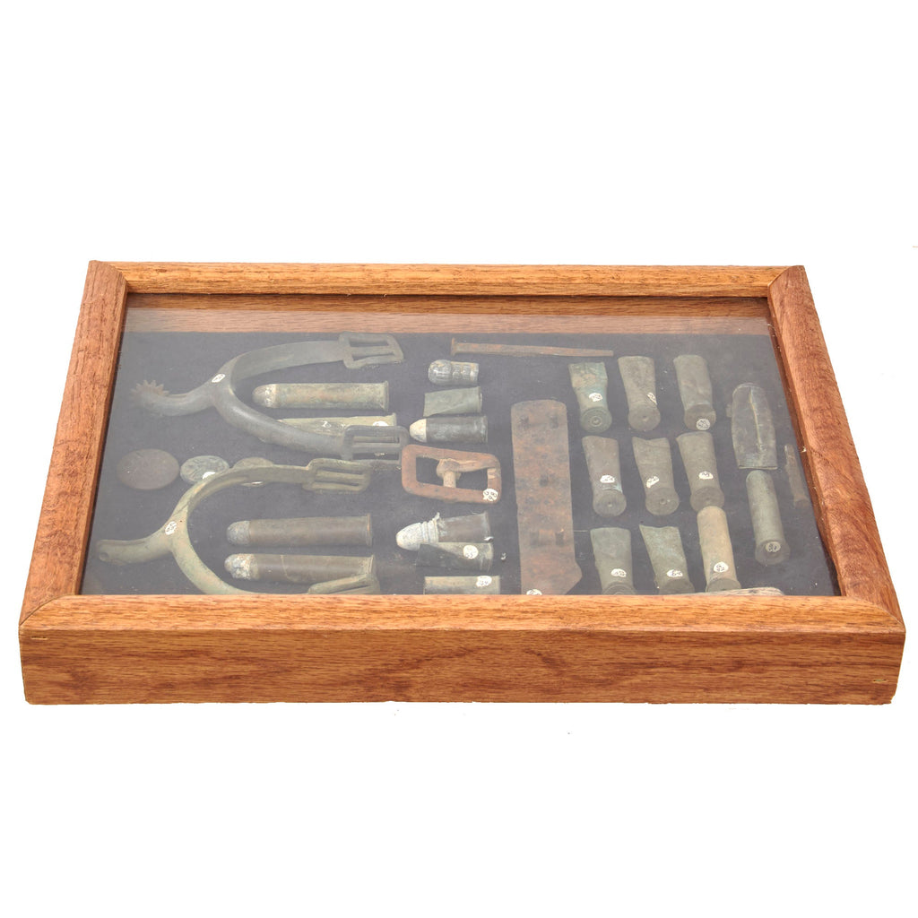 Original U.S. Indian Wars Era Framed Cavalry Dug Relic Set with Museum ...