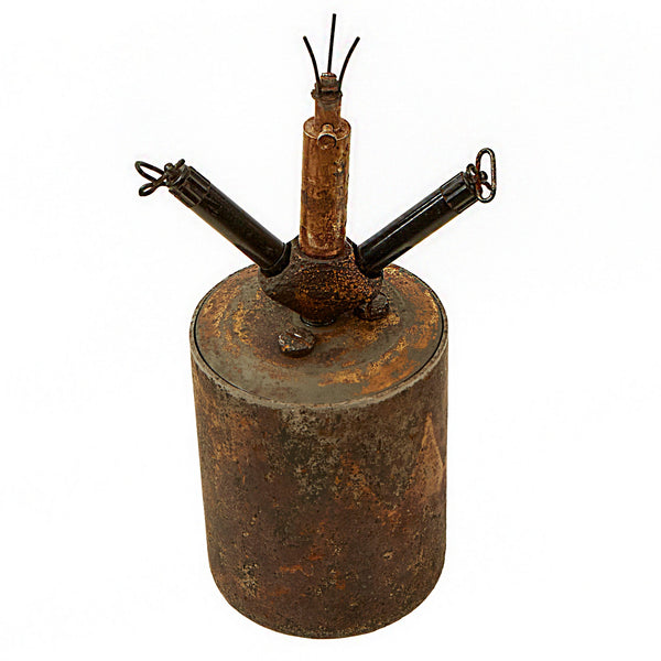 Original WWII German Bouncing Betty S-Mine with Rare Triple Fuse Elbow ...
