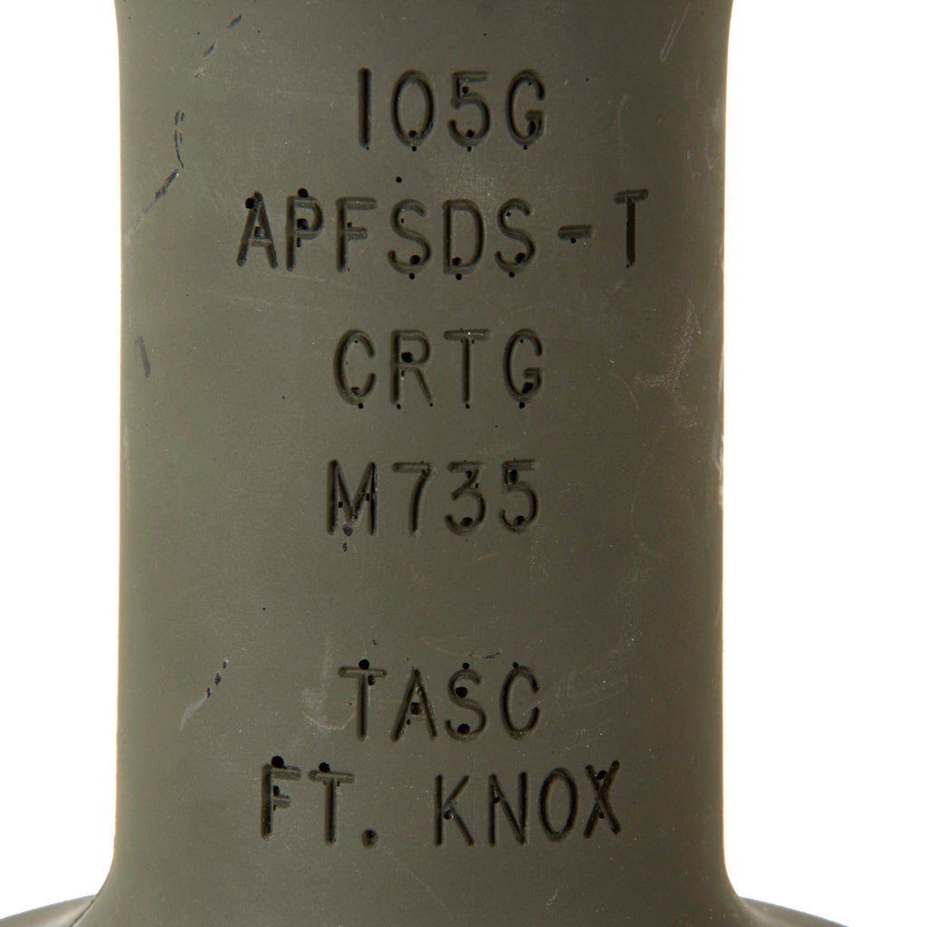 Original U.S. Operation Desert Storm Era Inert 105mm M735 APFSDS Dummy ...