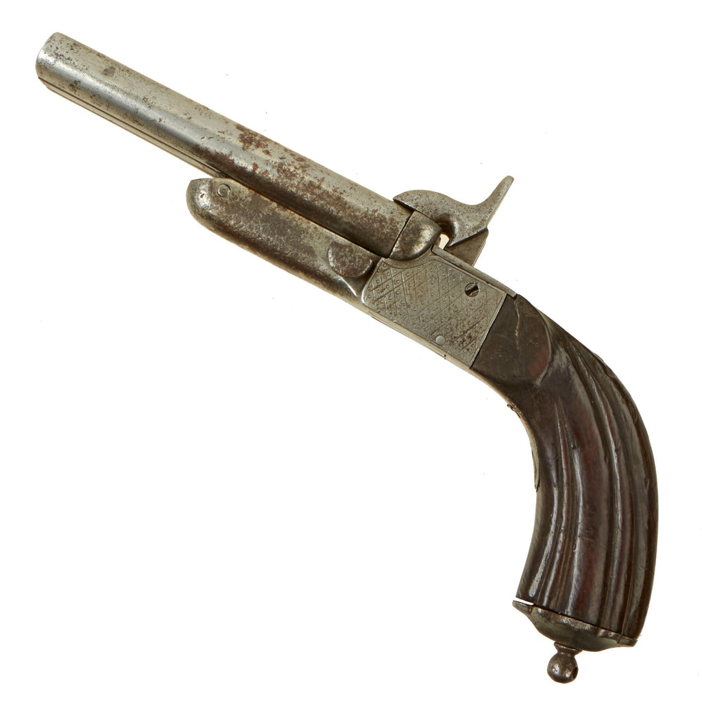Original Spanish 11mm Pinfire Double Barrel Pistol by Francisco Arizag ...