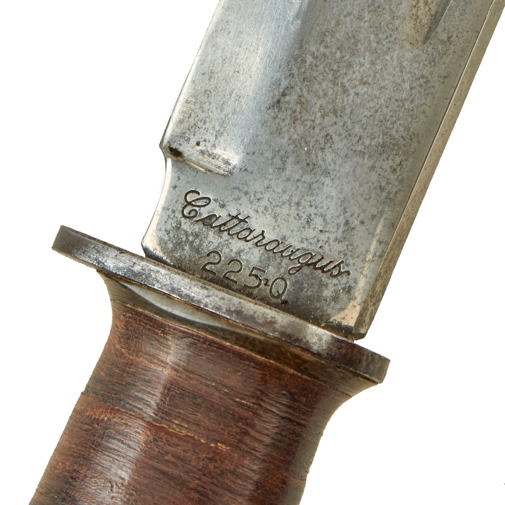 Original U.S. WWII Cattaraugus 225Q “Commando” Fighting Knife With She ...