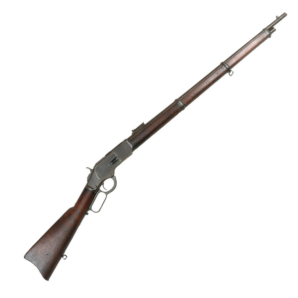 Original U.S. Winchester Model 1873 .44-40 Repeating Military Musket w ...