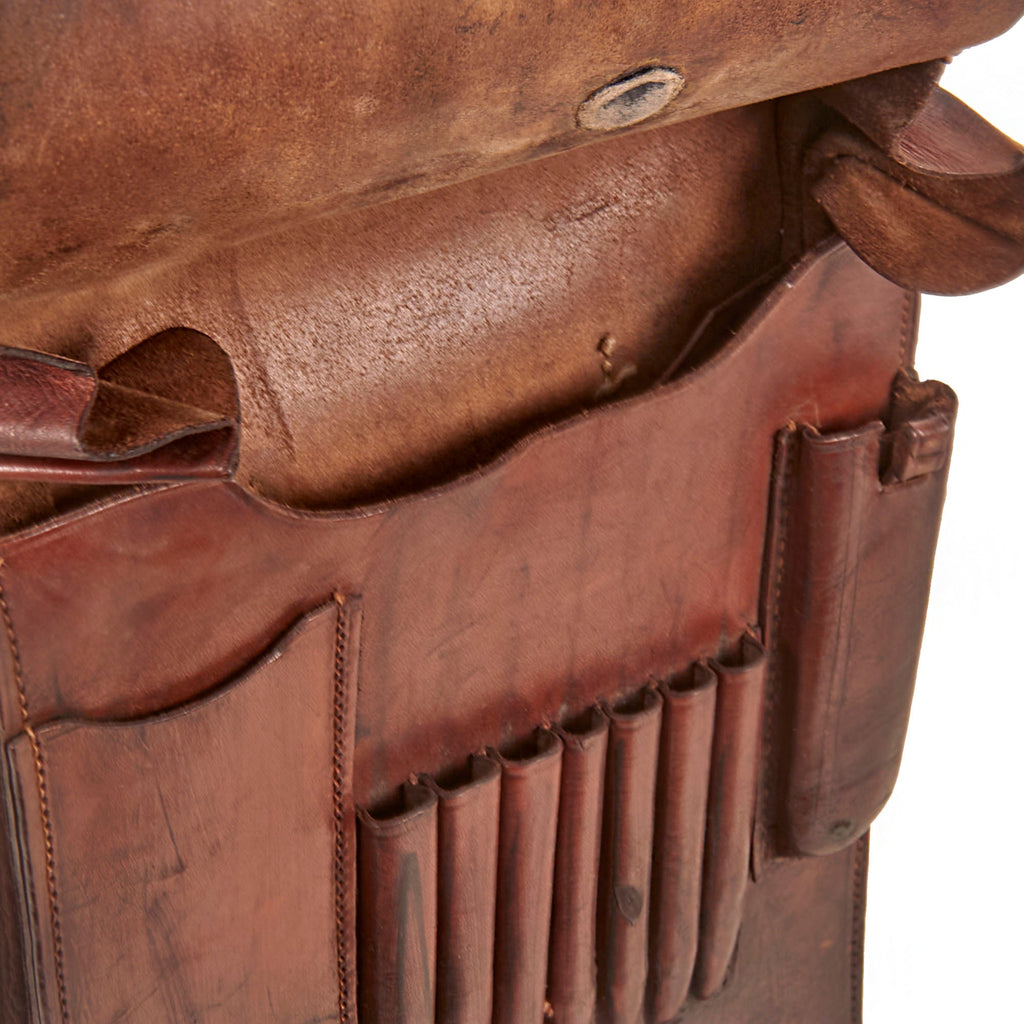 Original German WWII Officer M35 Brown Leather Dispatch Map Case ...