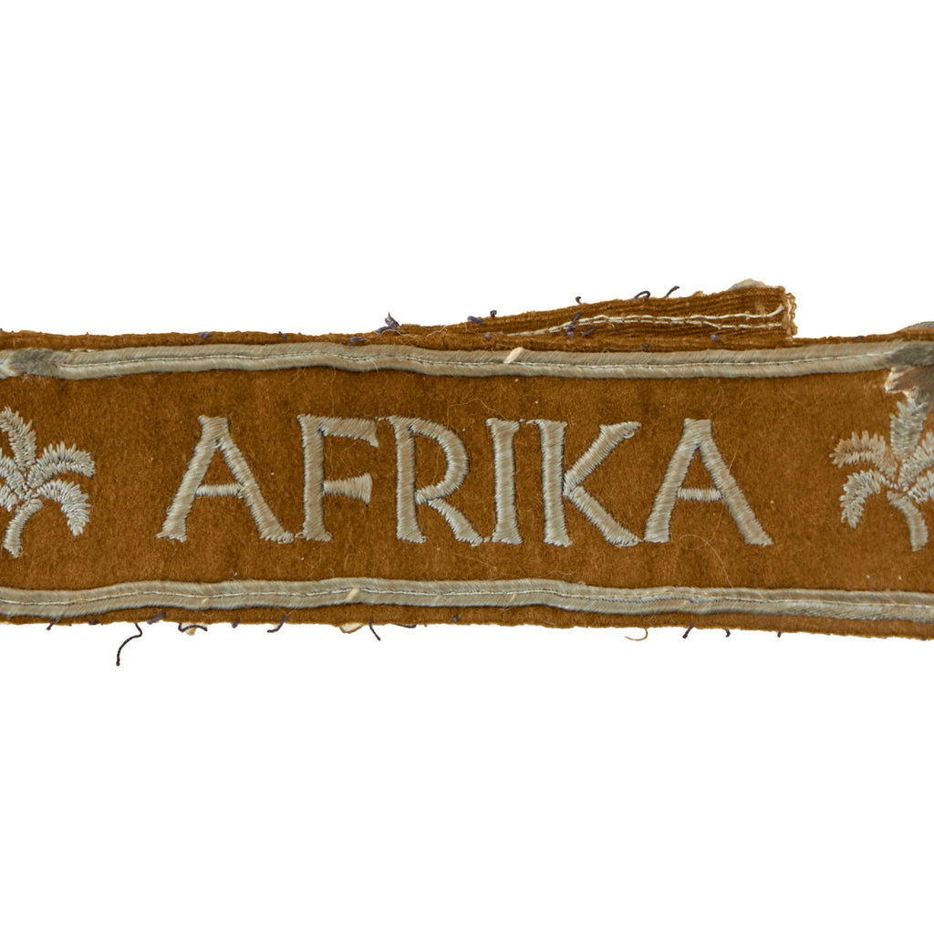 Original German WWII Deutsches Afrikakorps DAK Cuff Title - AFRIKA - U ...