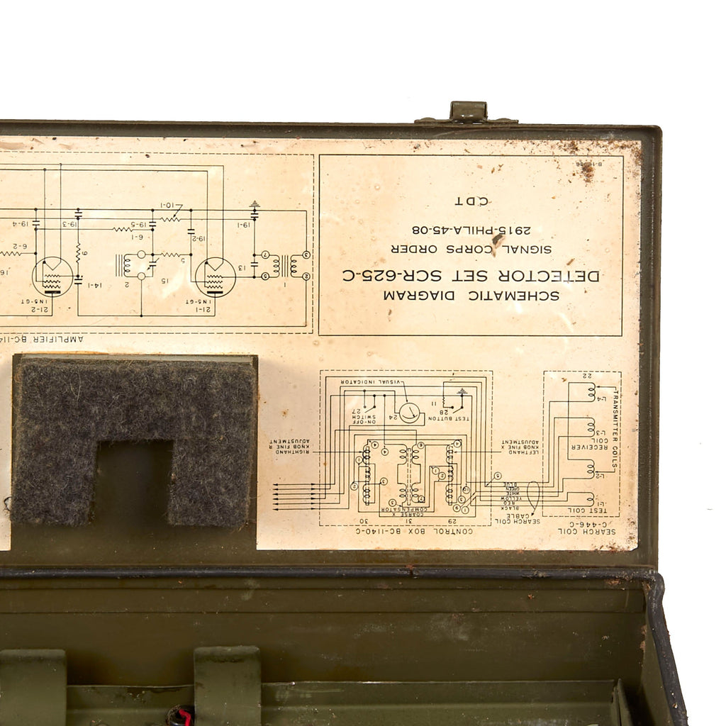 Original U.S. WWII 1945 Dated SCR 625-H Mine Detector - Converted from ...