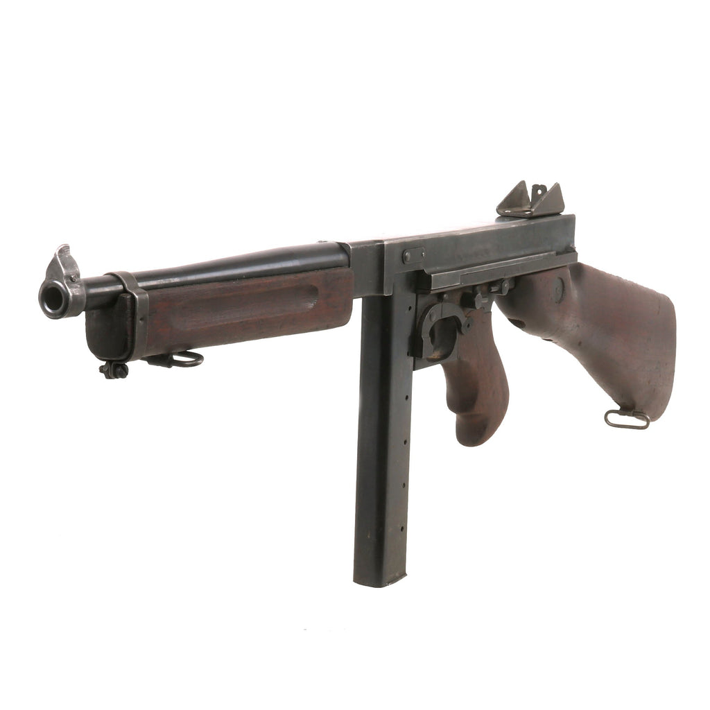 Original U.S. WWII Thompson M1A1 Display Submachine Gun Serial 377058 ...