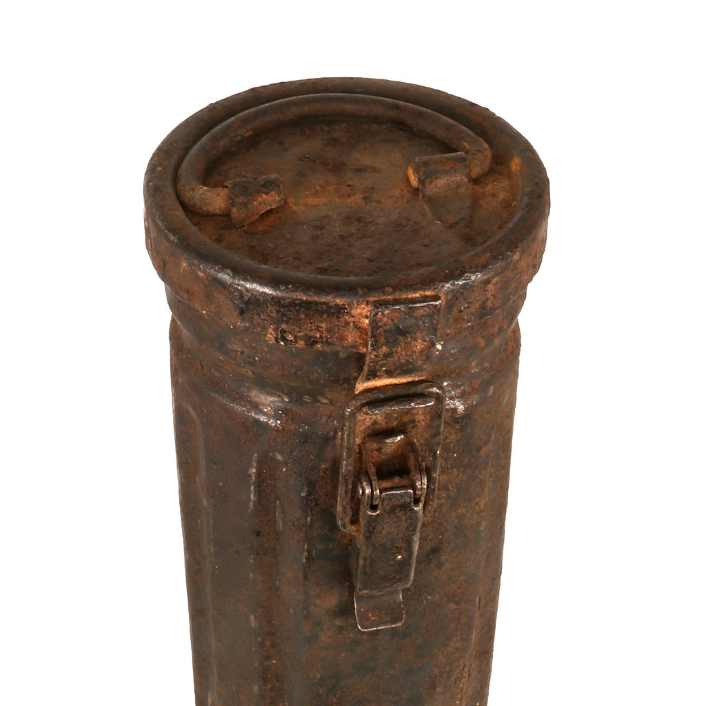 Original German WWII Inert 7.5cm Round & Casing in Original Transport ...